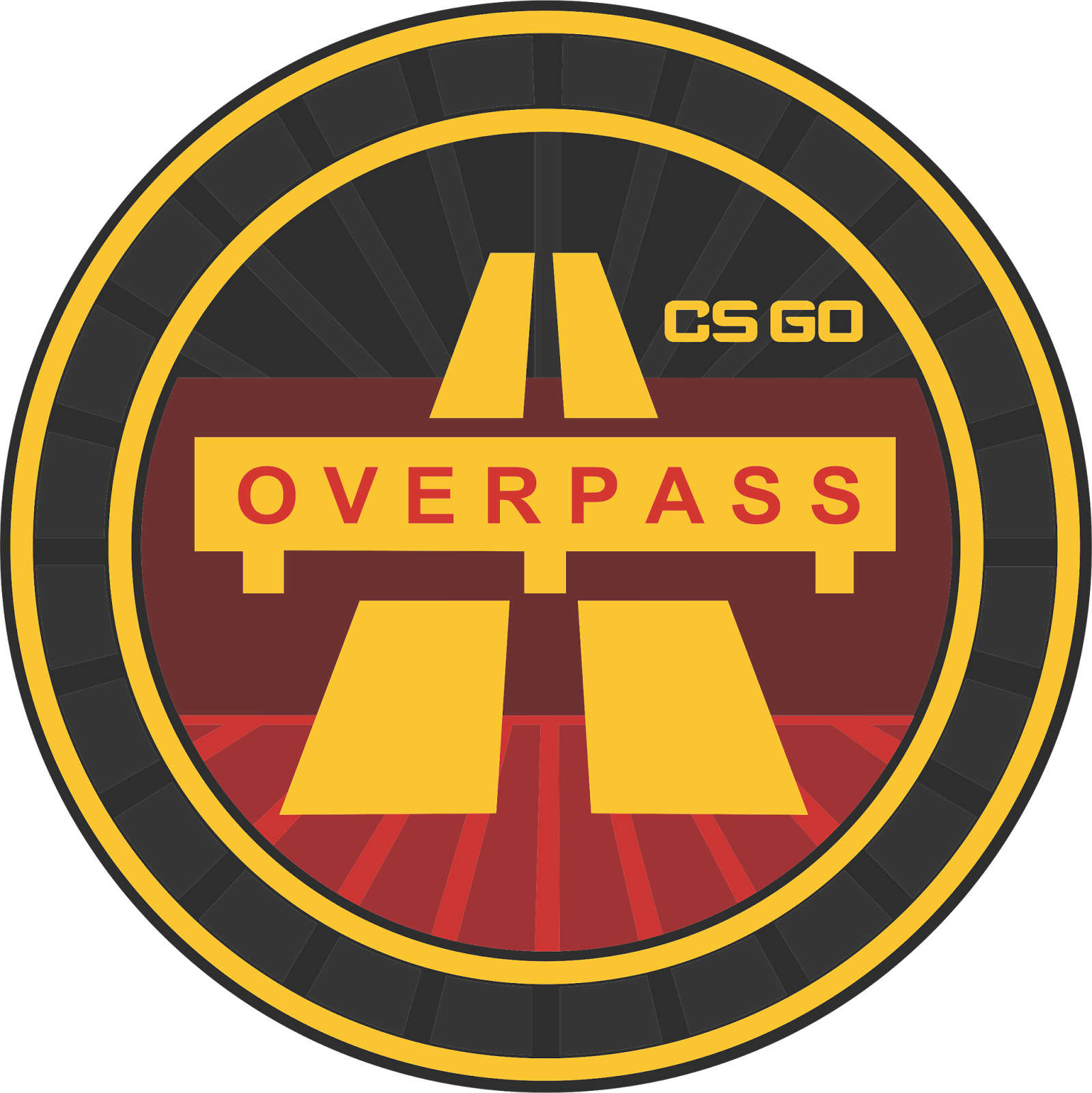 Vector the_overpass CS GO corel draw .CDR free