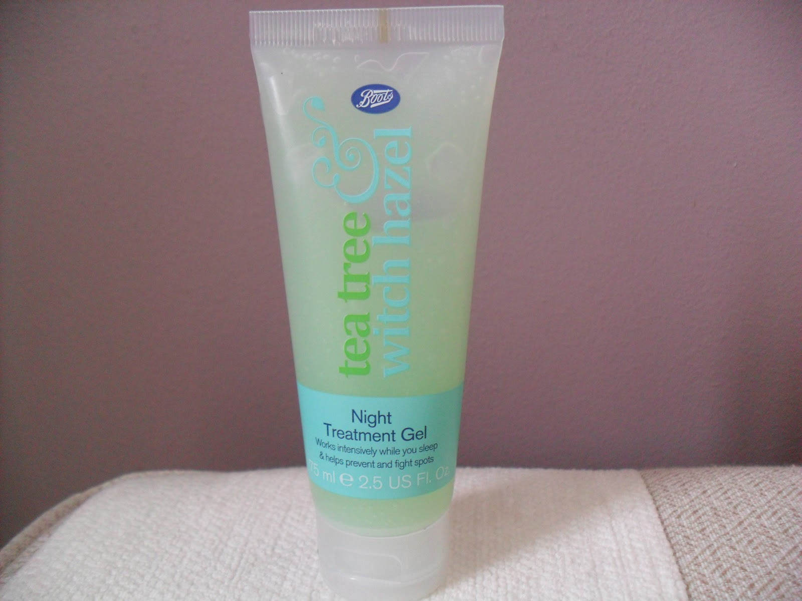 Charlotte Jessica: Boots Tea Tree & Witch Hazel Night Treatment Gel