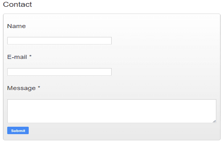 5 Customize Blogger Contact Form - Wonder Krish | Blogger | SEO ...