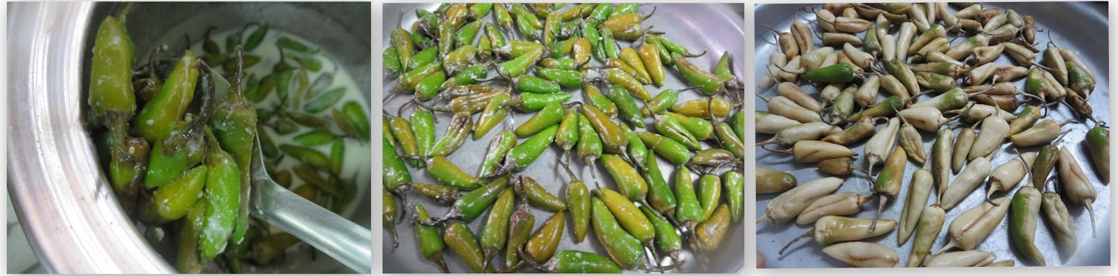 Nitha's Cookbook: Mor milagai / Thayir mulaku / kondattam mulaku / Sun ...