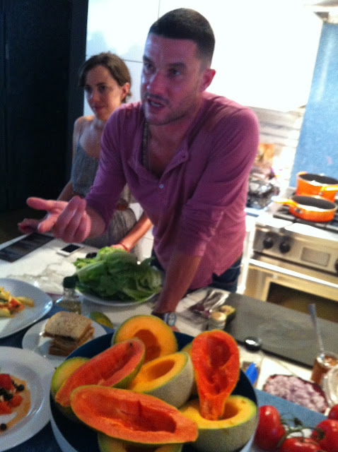 He made it look so easy and fun. . .not at all the way making lunches ...