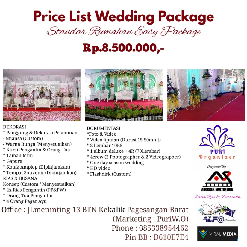 Paket Nikah Standar Rumahan