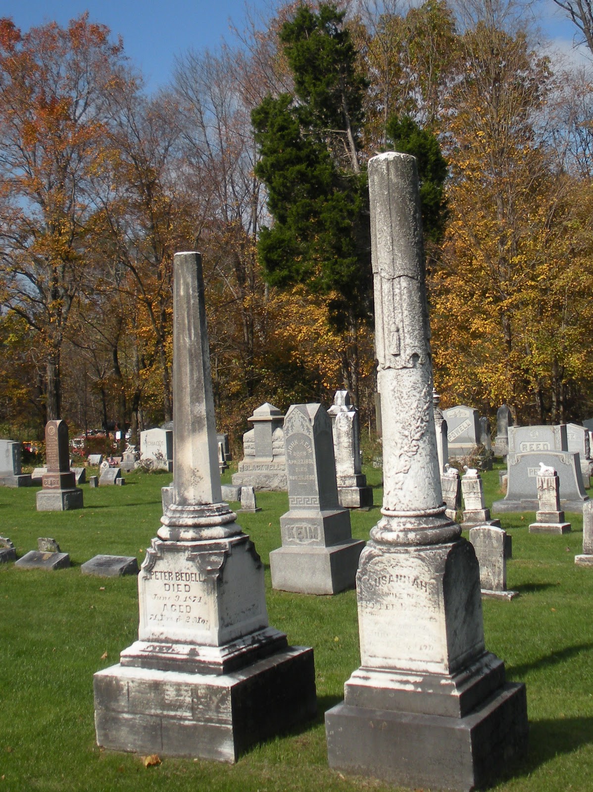 Engraved: : The Stately Column…Broken By Death