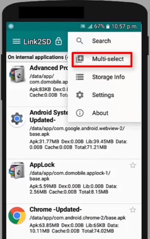 How to increase internal storage on android-2019