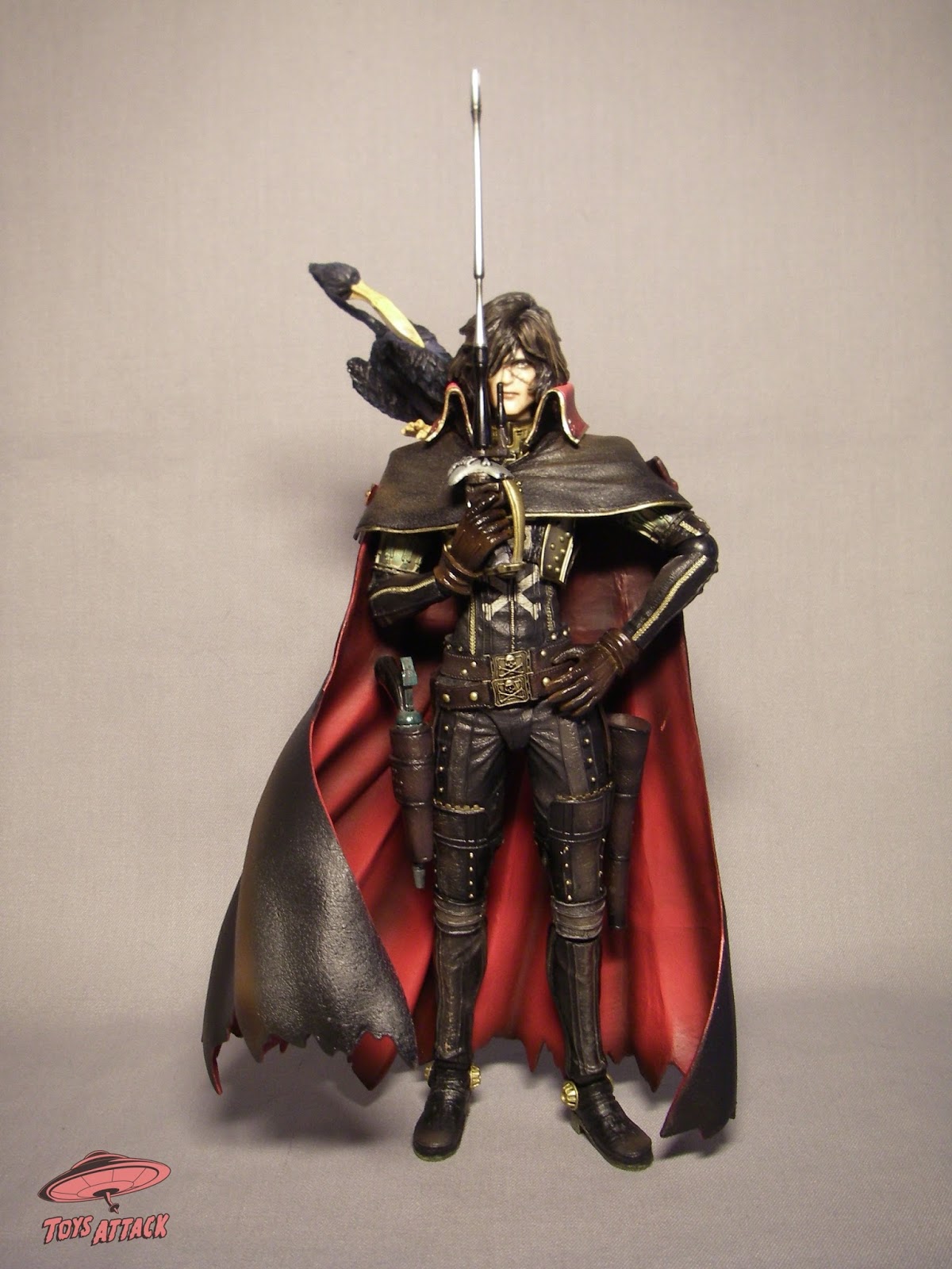 Play Arts Space Pirate Captain Harlock & Kei Albator & Nausicaa