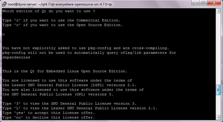 MINI2440: Setup Mini2440(TE-Linux) + Qt4.6 Ubuntu to Mini2440