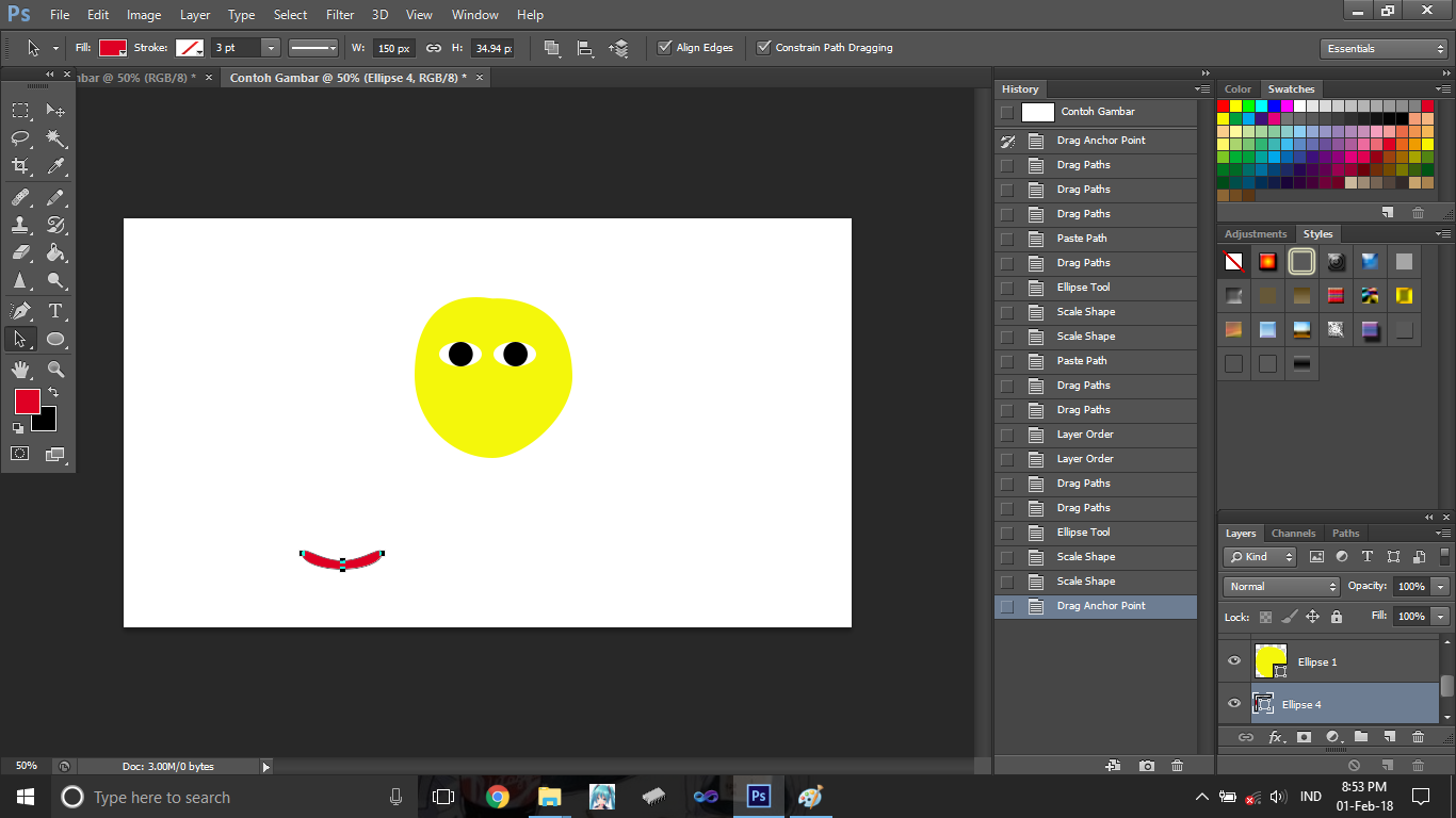 Pengertian Gambar Raster dan contoh membuat Gambar Raster di Photoshop ...