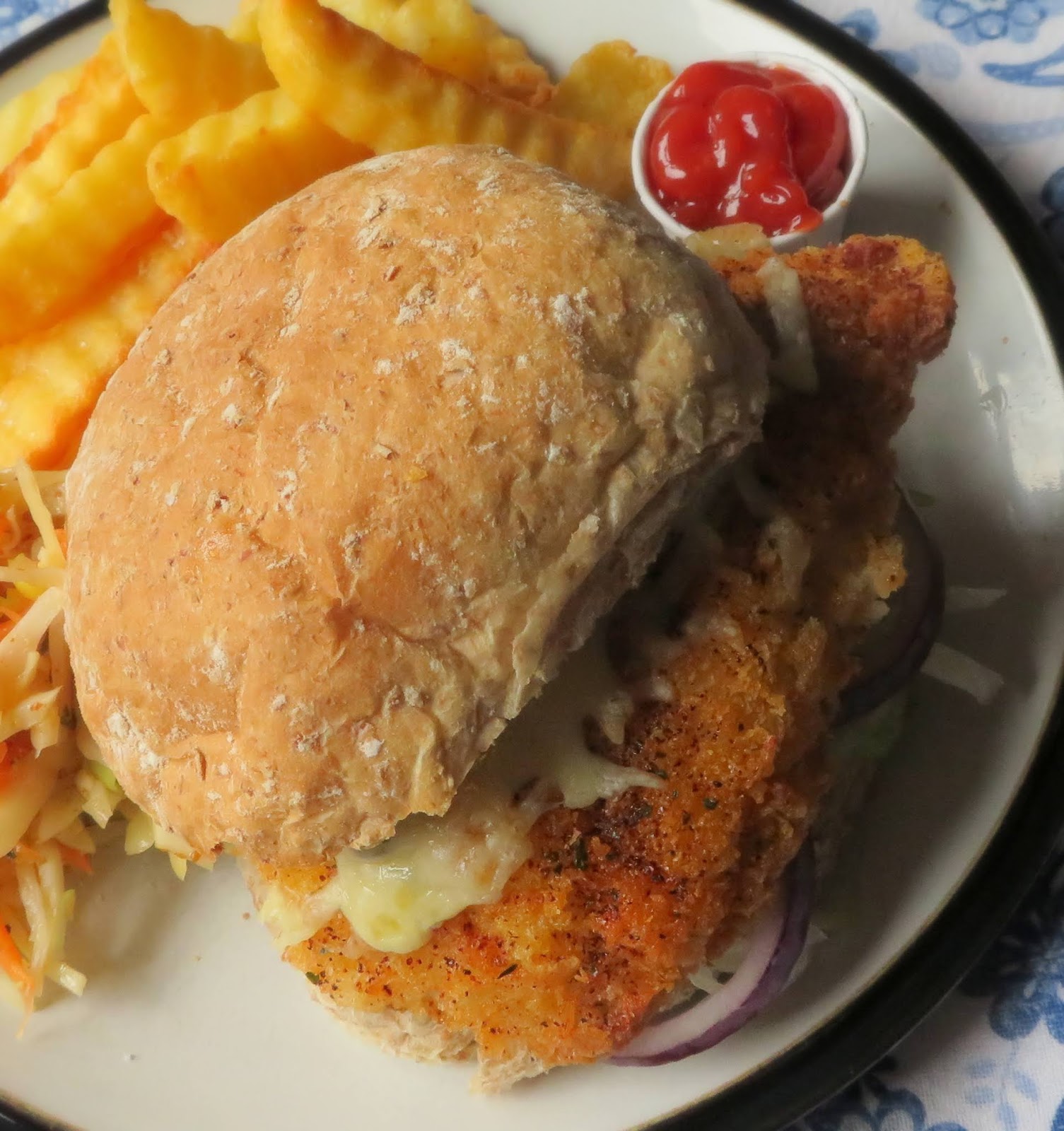 Spicy Chicken Burgers | The English Kitchen