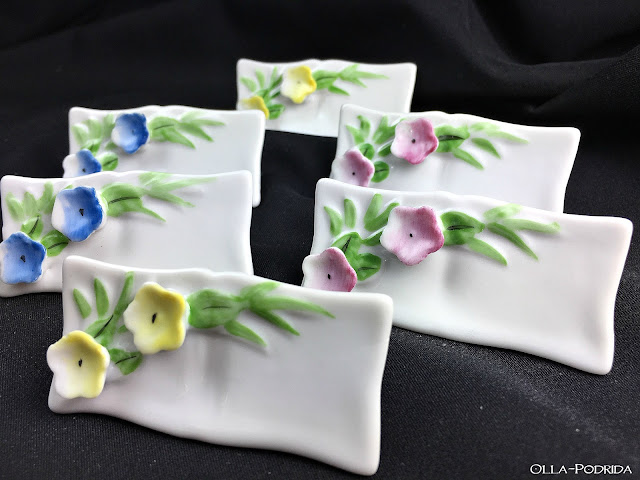 Olla-Podrida: Ceramic Place Cards...This Week's Find
