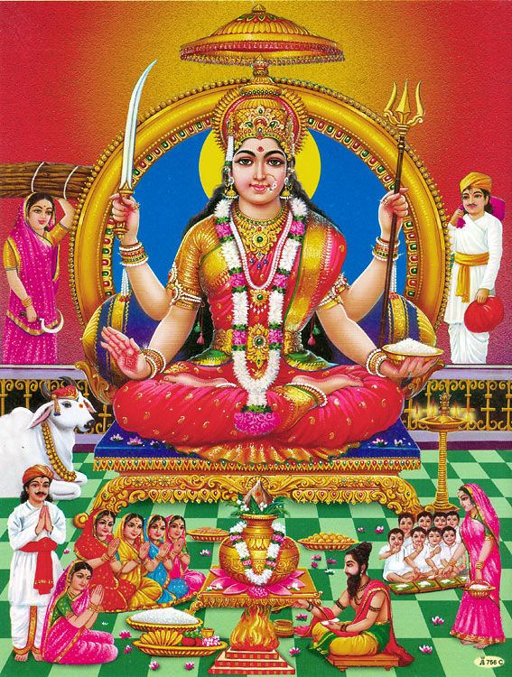 ESTAS DIVINIDADES PSIQUEMOLAN: SANTOSHI MATA : LA MADRE DE LA SATISFACCION