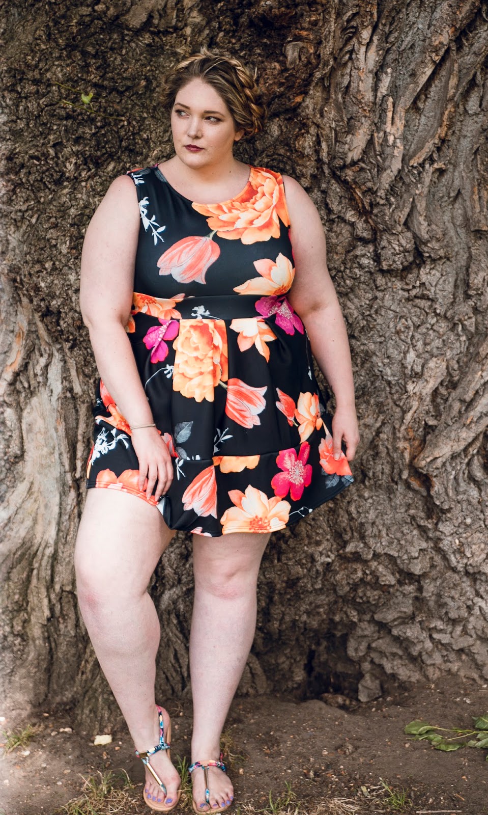 Plus Size Skater Dresses from Want That Trend - Modelled by The ...