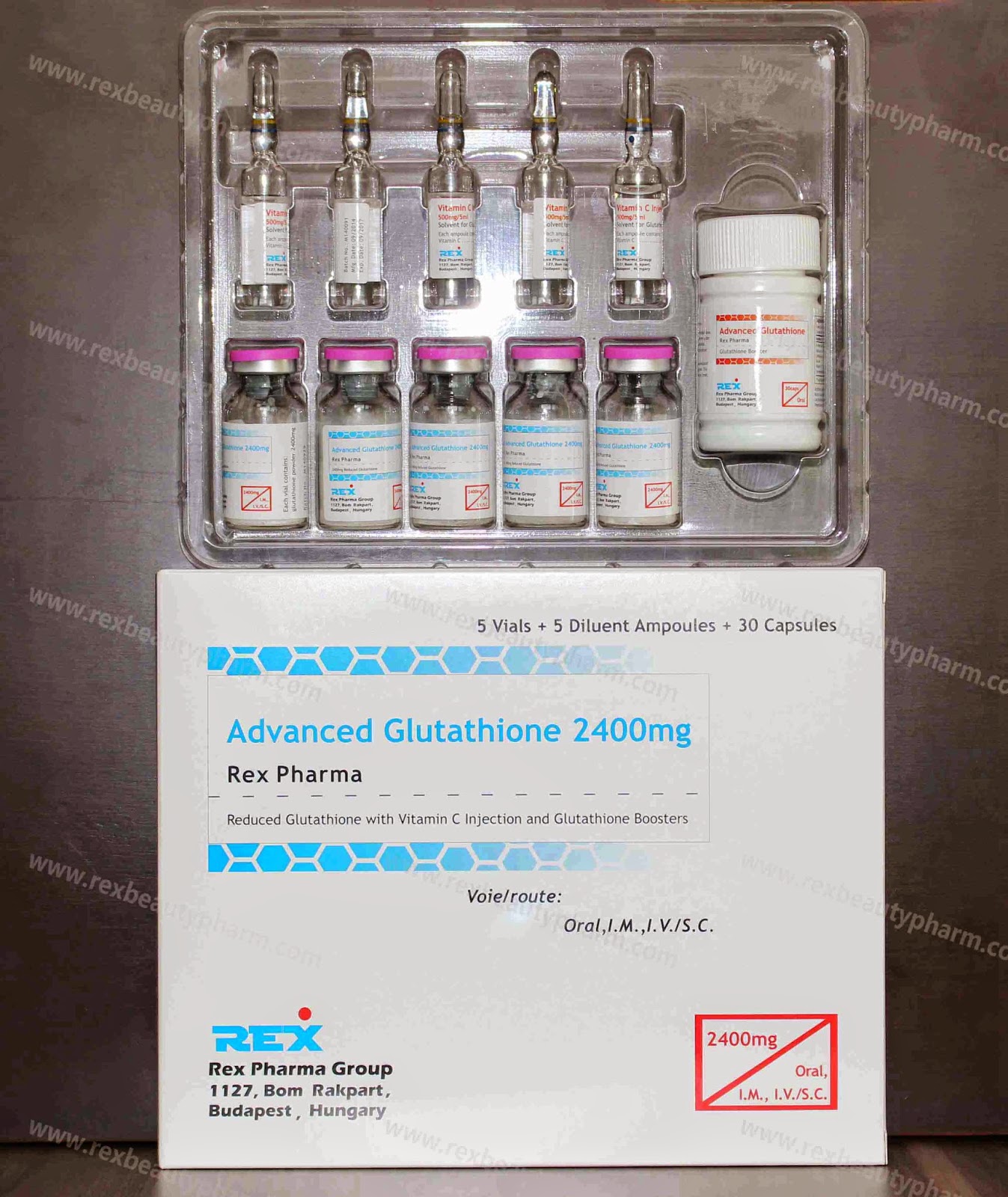 glutathione IV injection for skin whitening