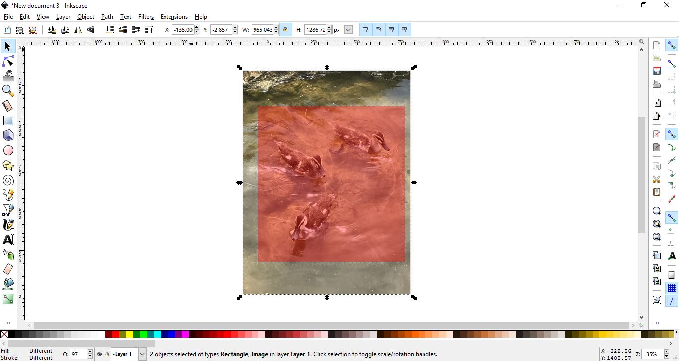 How to crop an image in Inkscape | Design Bundles