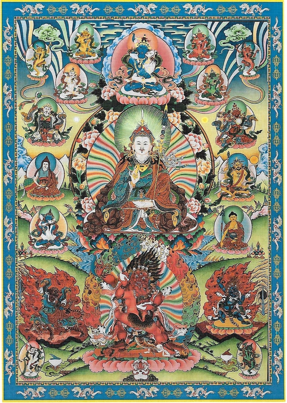 Miroir du Dharma: Retraite sadhanana du Lama Norbu Gyatso de Pema ...