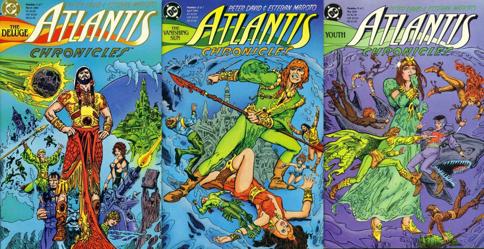 Old Comics world: The Atlantis Chronicles 01-07 (1990) - DC