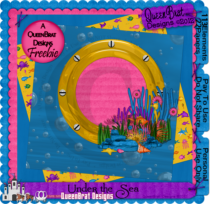 Bits N Pieces Of QueenBrat Designs: Under The Sea is Released with a ...