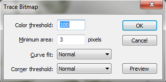 Projects in Computers: Flash: Trace Bitmap Function