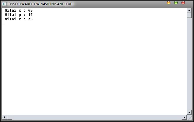 Contoh Program Pointer Sederhana :: SkyNET program™