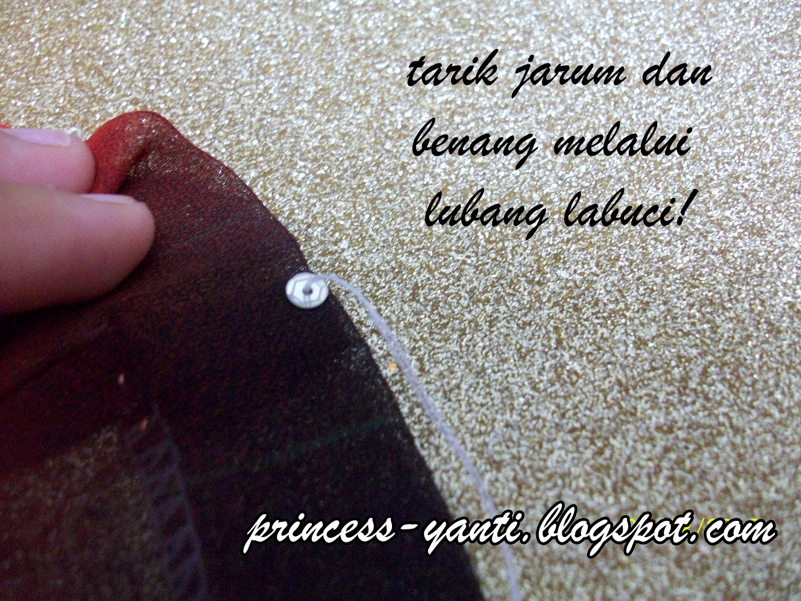 Princess Yanti: DIY : Jom meriahkan baju raye sendiri dengan sulam manik!!!