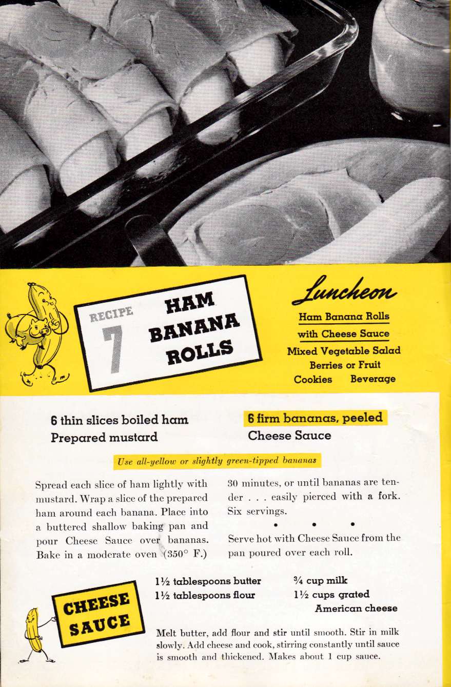 and everything else too: Bananas... How to Serve Them (PART ONE)