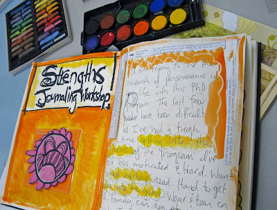 Joyful Art Therapy: From our recent Strengths Journaling workshop
