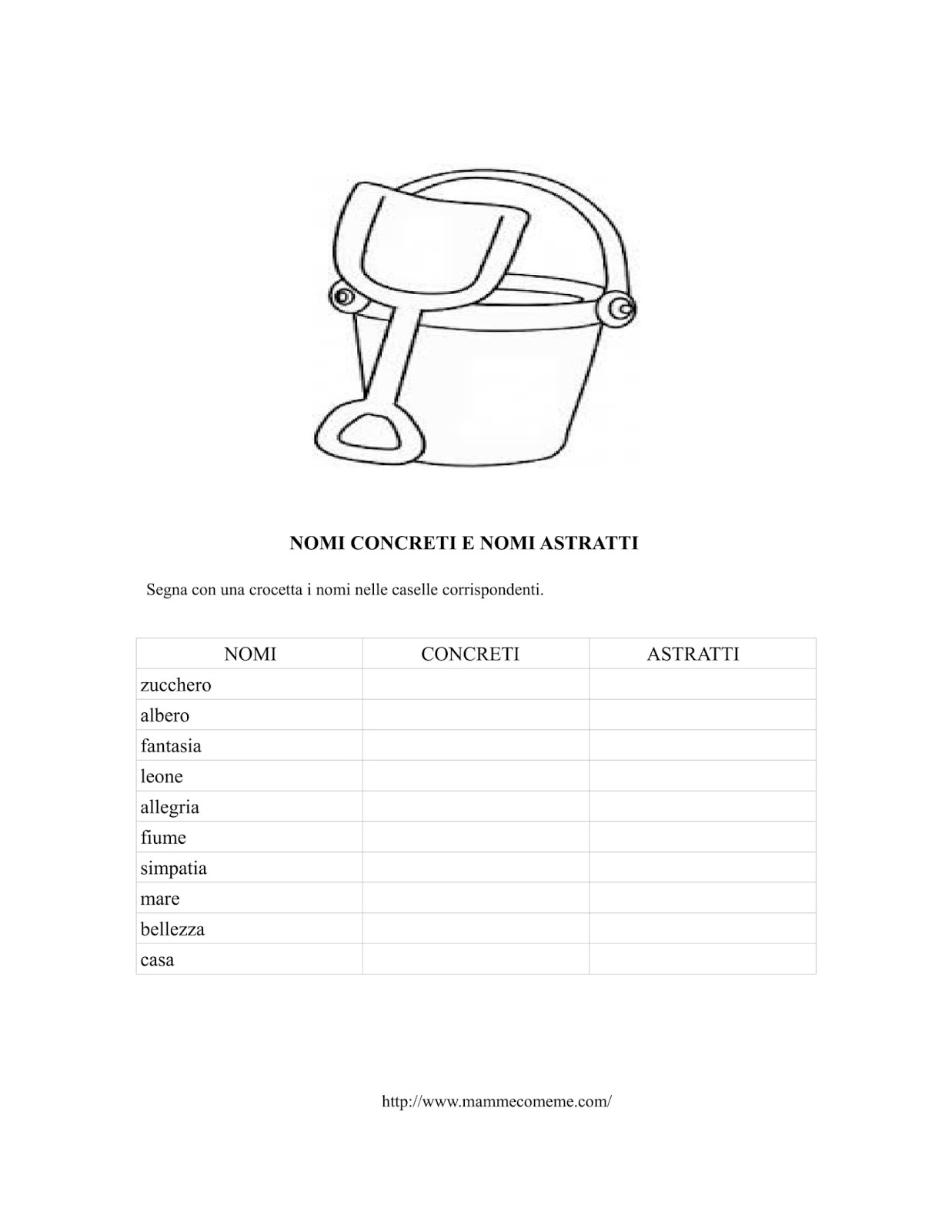 Mamme come me: Schede di ripasso di italiano classe terza elementare