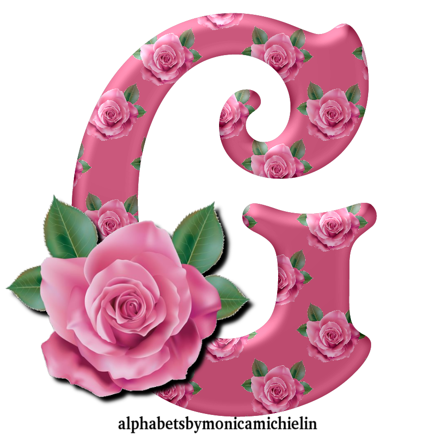 M. Michielin Alphabets: ALFABETO ROSA, ROSE ALPHABET