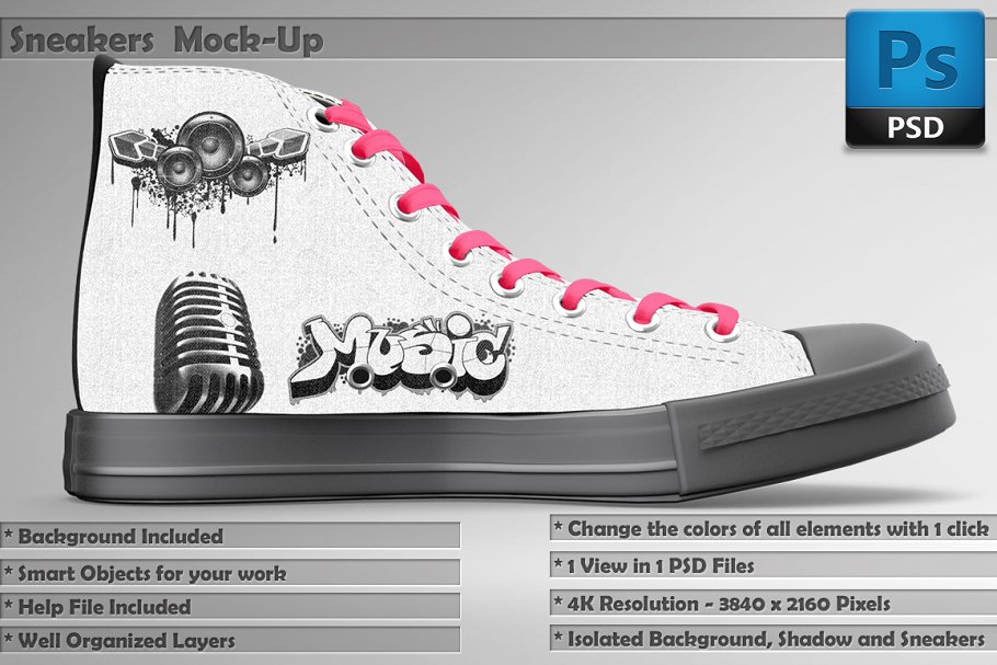 125+ Best Sneaker Mockup Templates | Free & Premium