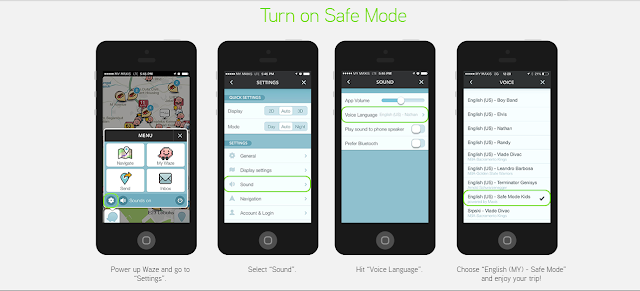 Maxis Waze Safe Mode Kids : Making Drive Safer ~ TRISTUPE.COM