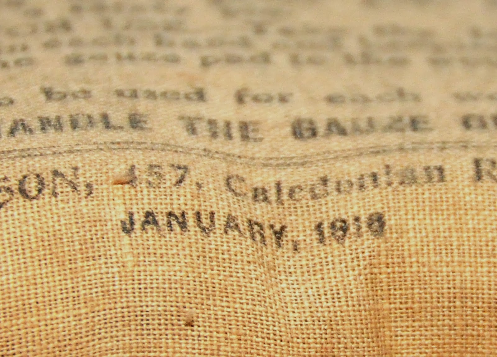 Webbingbabel: British Army FFD First Field Dressing. WW1