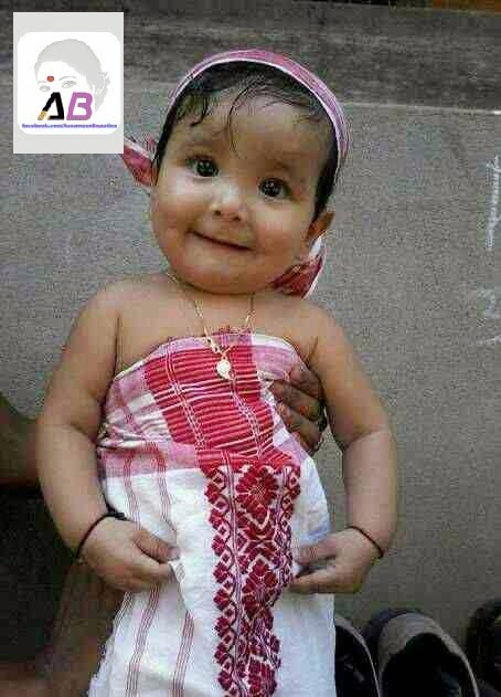 Assamese Beauties: Beautiful Assamese Kids In Traditional Dress