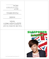 INVITATIONS FOR SLEEPOVER PARTY