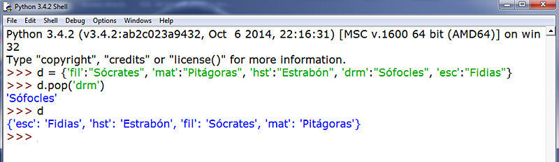 APRENDER A PROGRAMAR CON PYTHON: DICCIONARIOS Y SUS MÉTODOS