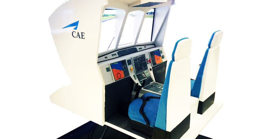 CAE 70th Anniversary Flight Simulator Cake