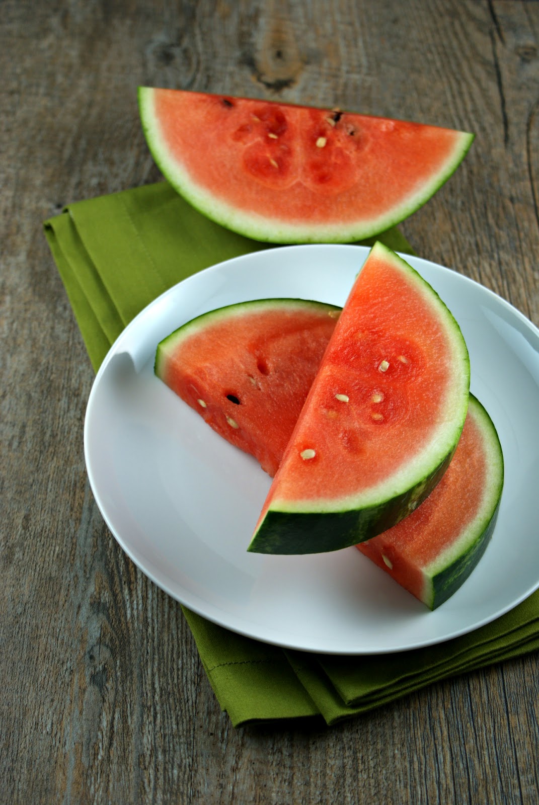 Authentic Suburban Gourmet: Watermelon Bites with Basil Oil, Feta & Mint