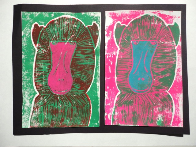 Thomas Elementary Art: 4th Grade Animal Printmaking (The best ...