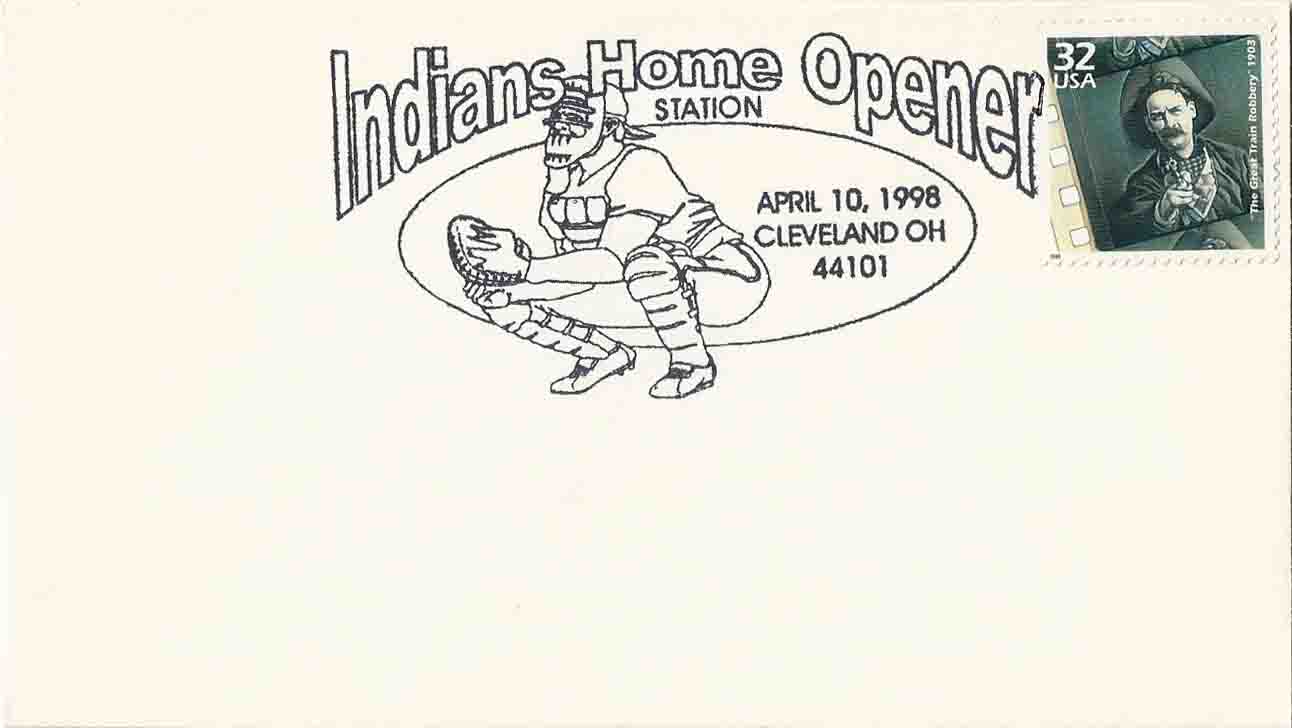 Baseball Stamps & Postmarks: Cleveland Indians