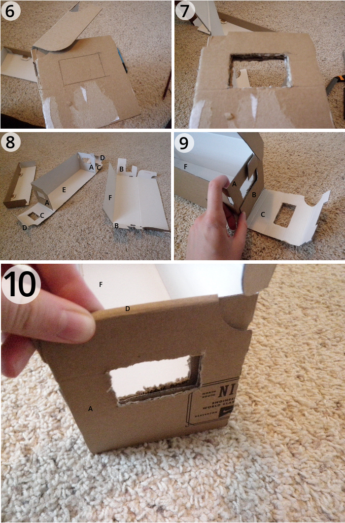 oh whimsical me: Custom Burlap Box from a Shoe Box