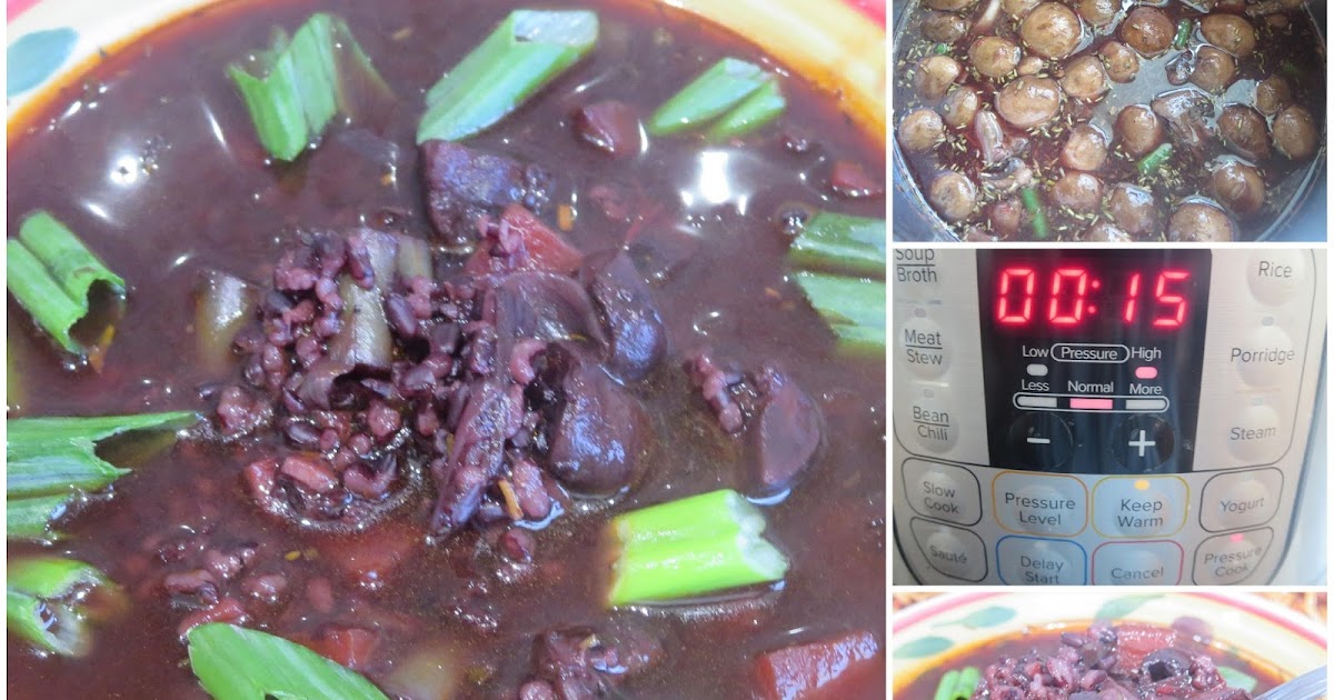 Instant Pot Black rice Soup (IP Kavuni Arisi Soup)