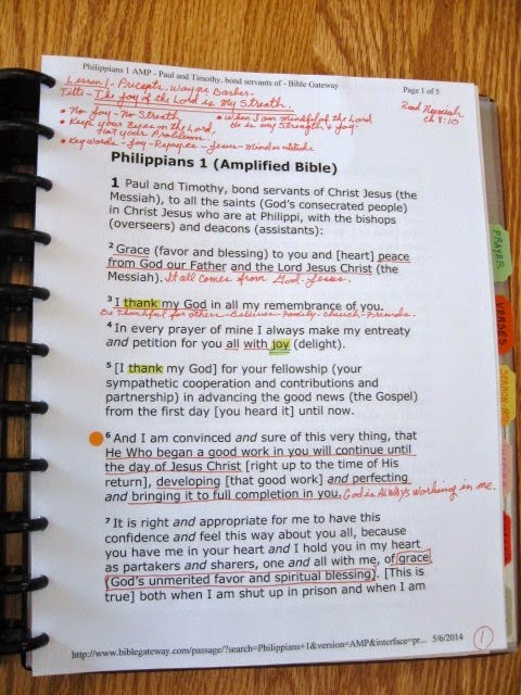 A Palette Full of Blessings: ARC Bible Study Journal -notebook