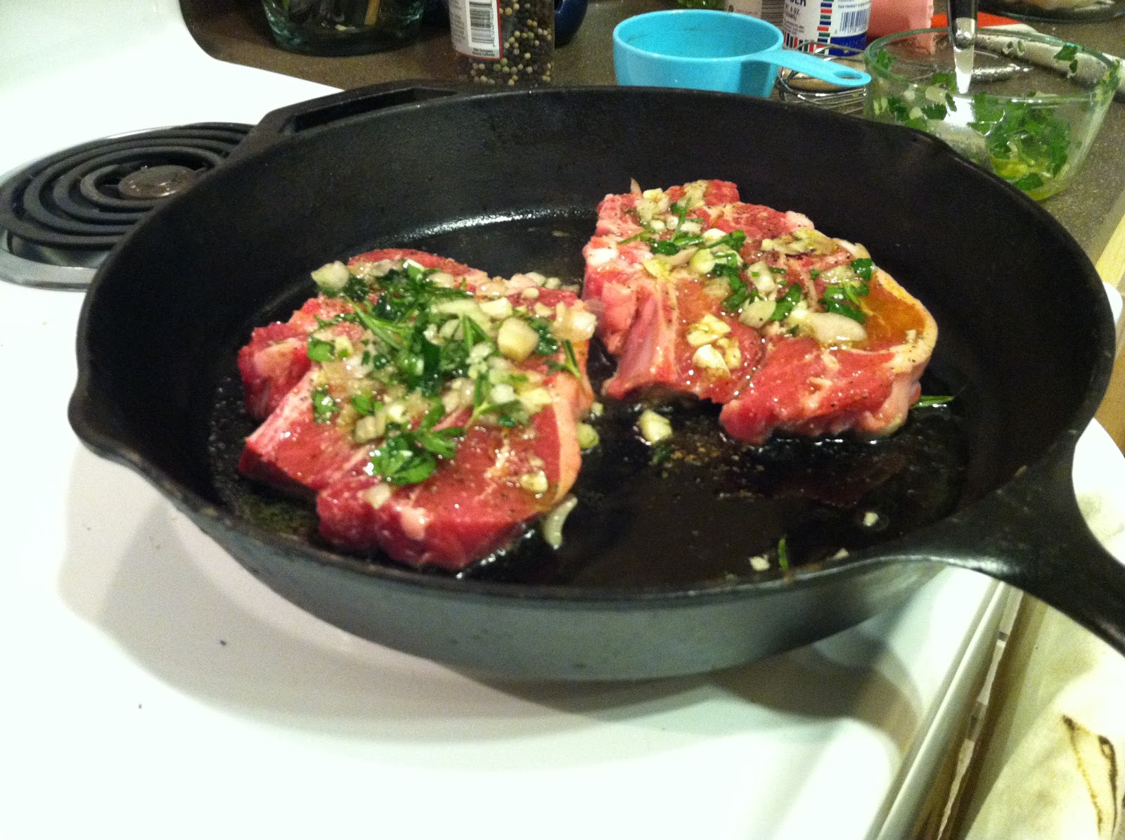 The Unlawful Cook: Bah Bah Blackberry Sauce over Lamb Chops