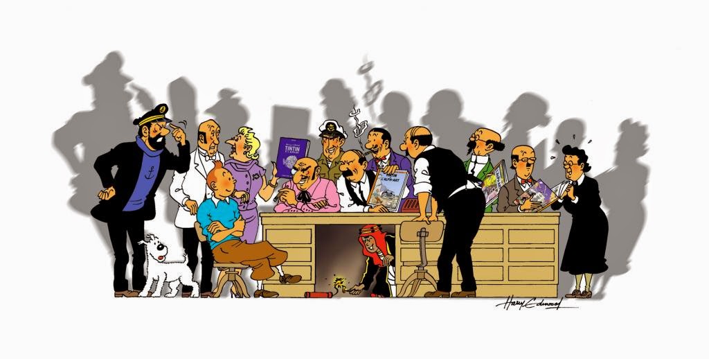 Tintin & moi: Figurine officielle n°9 : Rastapopoulos au tatouage.