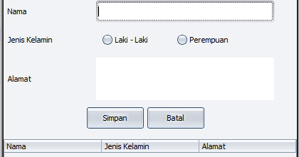 Contoh Membuat JRadioButton pada Java Swing - Java Community