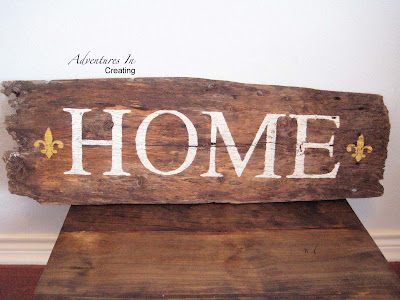 Adventures In Creating: Salvaged Barn Wood Sign
