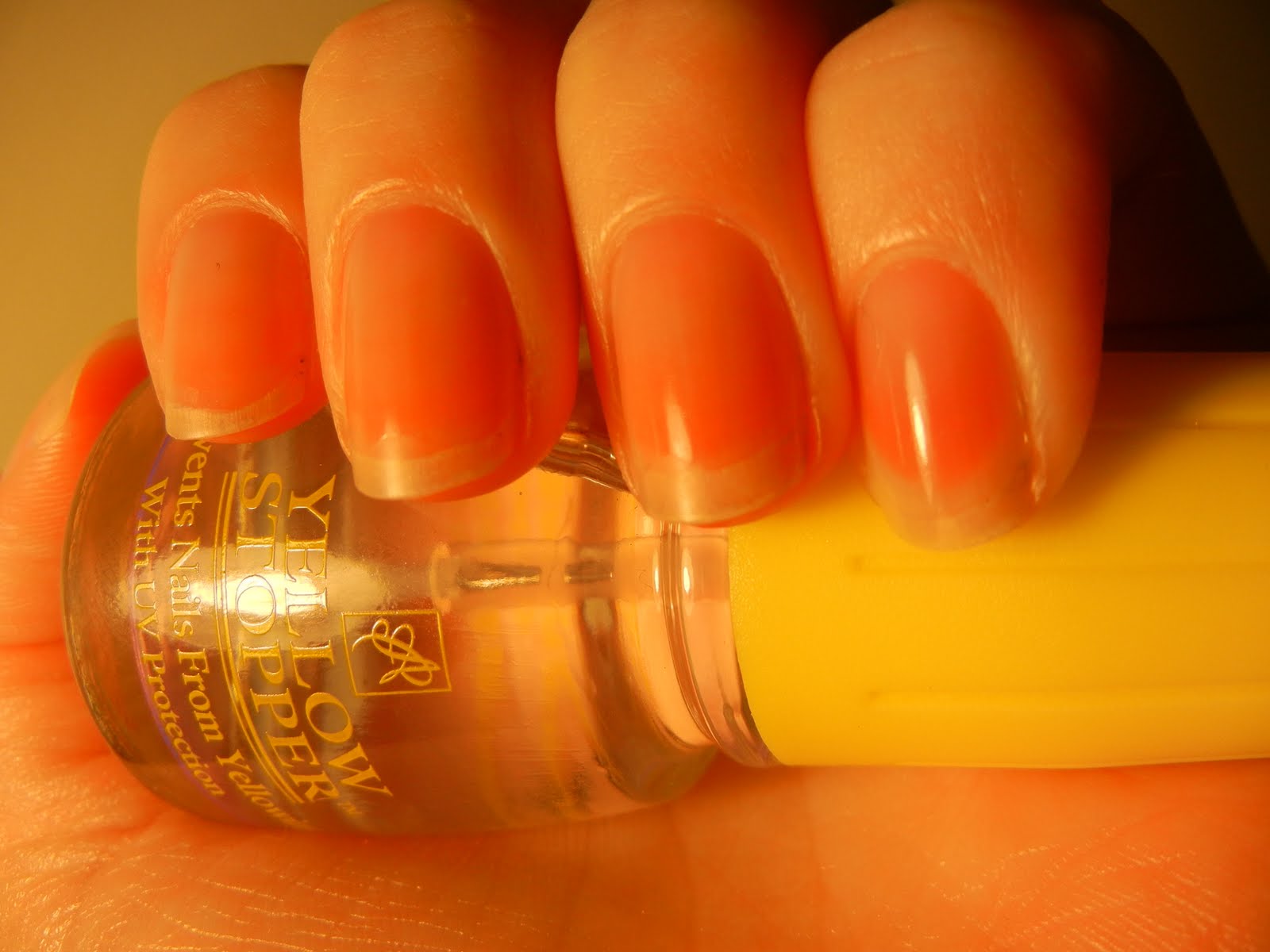 Thoughts of a Midwestern Girlie Girl: Yellow Stopper Base Coat