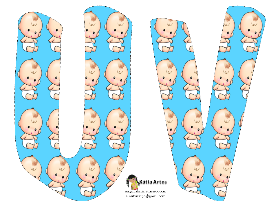 Alfabeto de lindo bebé. - Oh my Alfabetos!