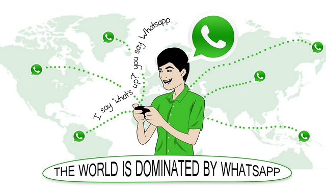 The World is Dominated by Whatsapp #infographic - Visualistan