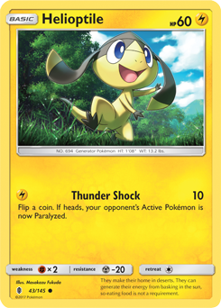 Helioptile -- Guardians Rising Pokemon Card Review | PrimetimePokemon's ...