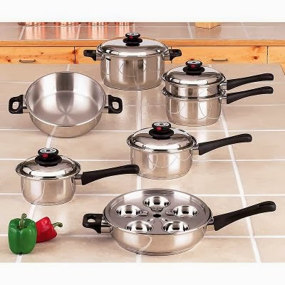 Surgical Stainless Steel Waterless Cookware