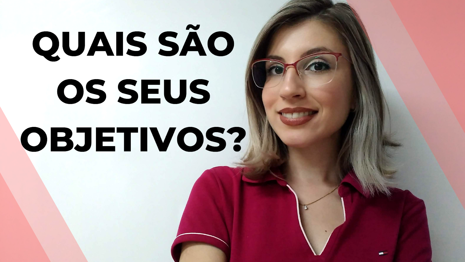 Tenha metas!! - Tira o Jaleco